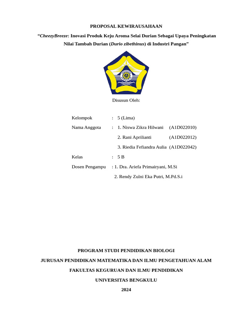 Proposal Kwu Kel. 5b | PDF