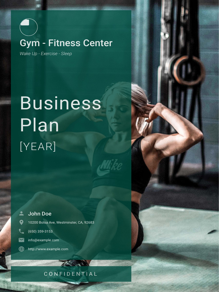 Gym Business Plan Example | PDF