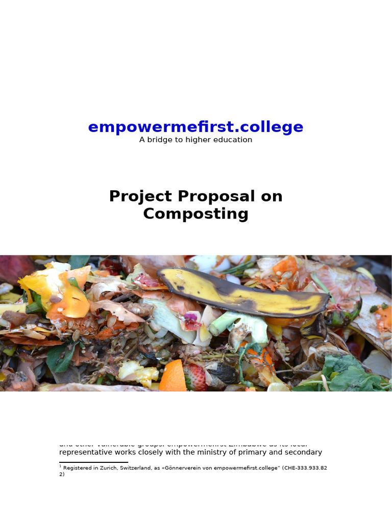 Composting Project Proposal | PDF