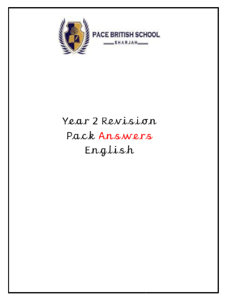 English Answers | PDF | Language Arts & Discipline | Home & Garden