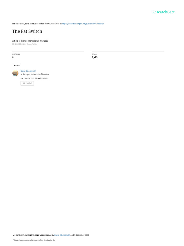 The_Fat_Switch | PDF