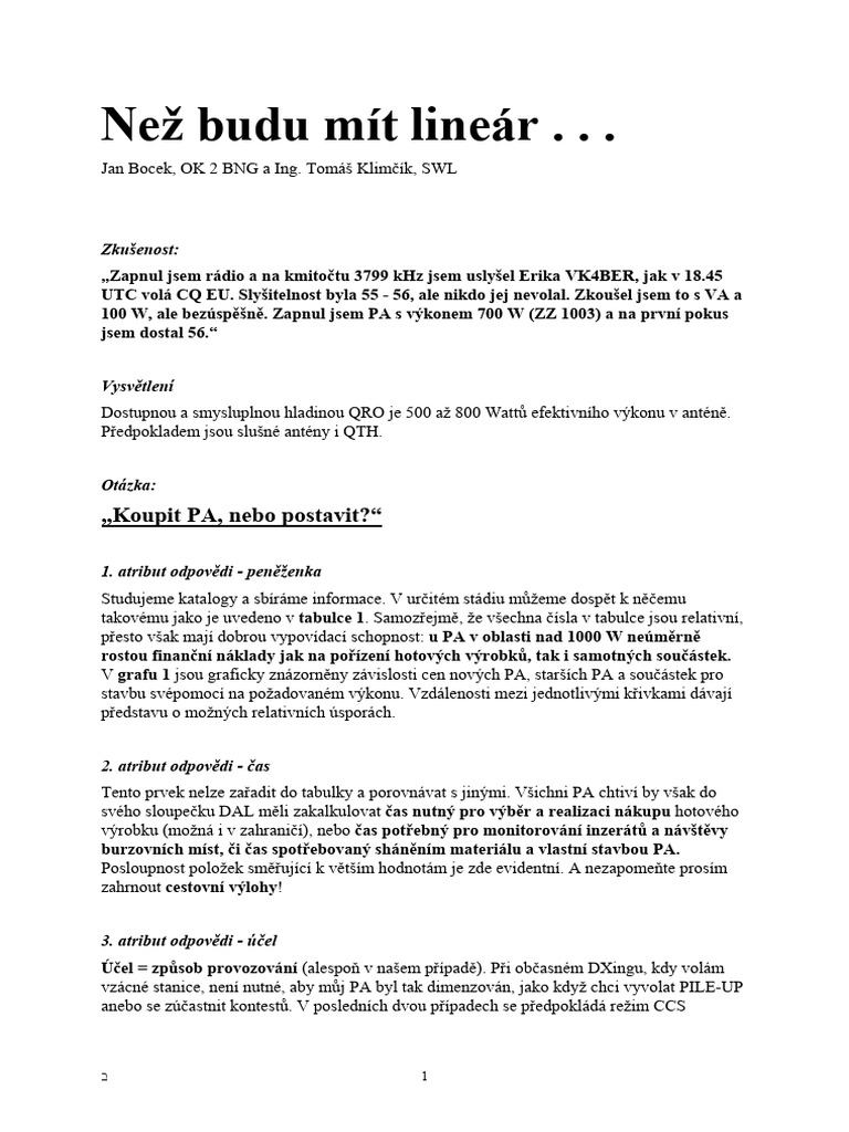 Než Budu Mít Lineár 2 | PDF