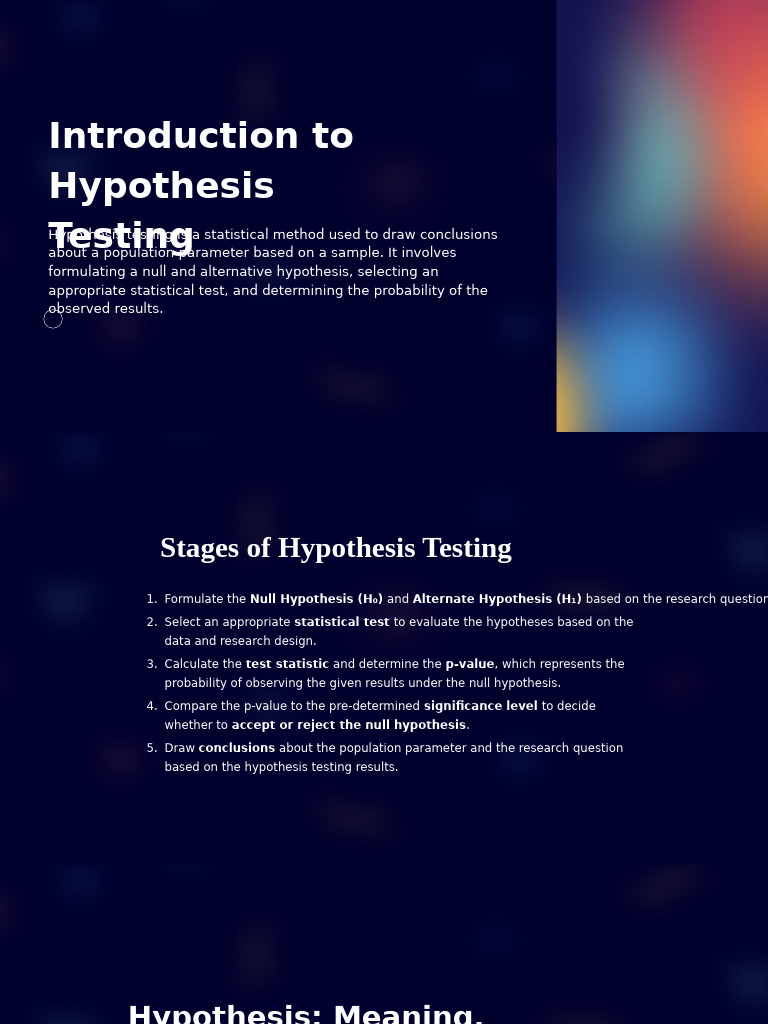 Hypothesis Testing | PDF