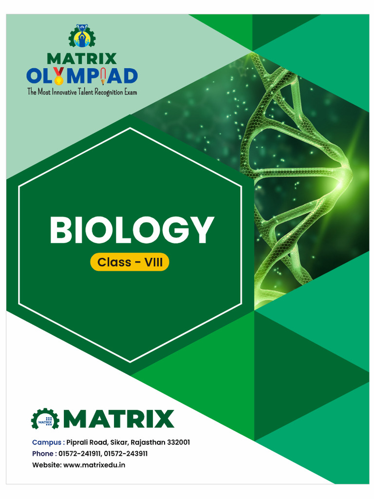 Class-8th Biology 2024 | PDF
