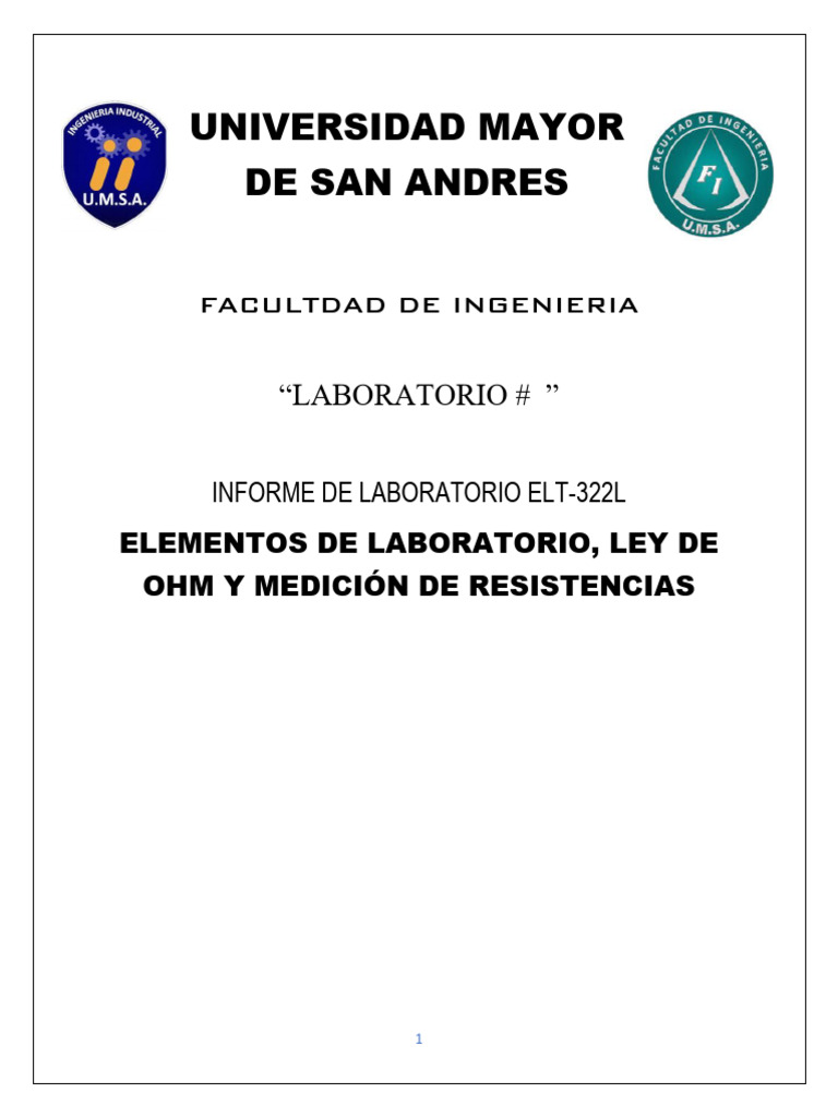 Ley De Ohm Pdf 9422