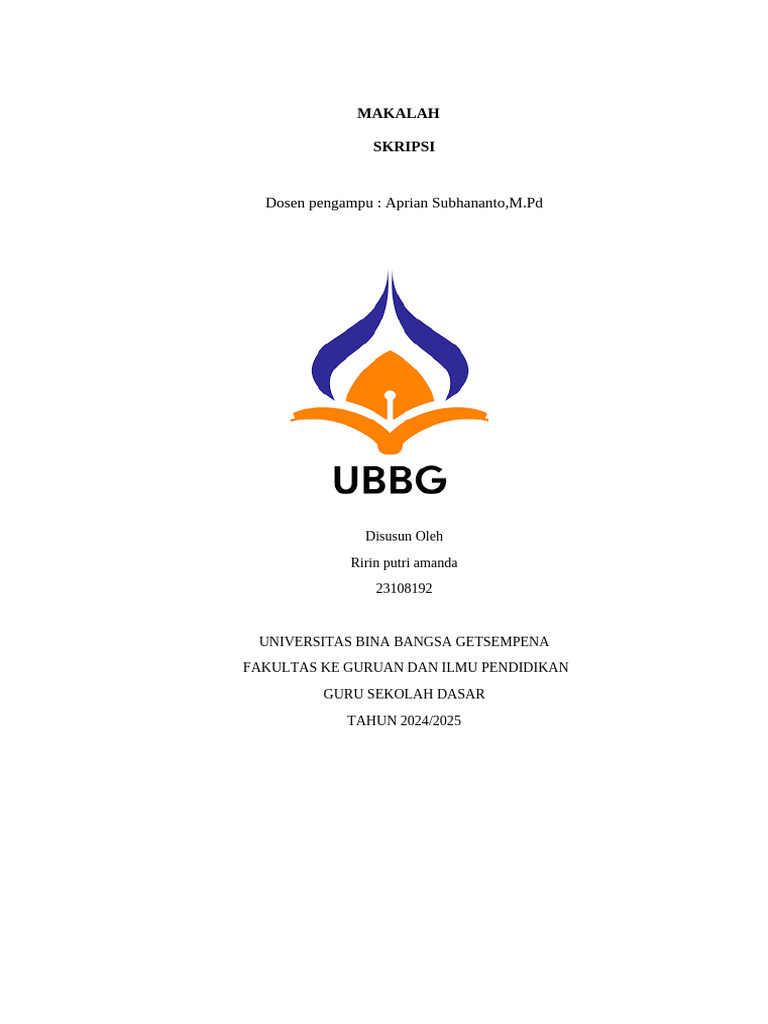 Ririn Statistik 1 | PDF