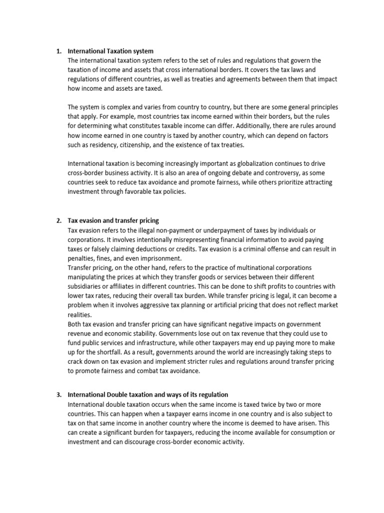 IF Unit 4 Notes | PDF