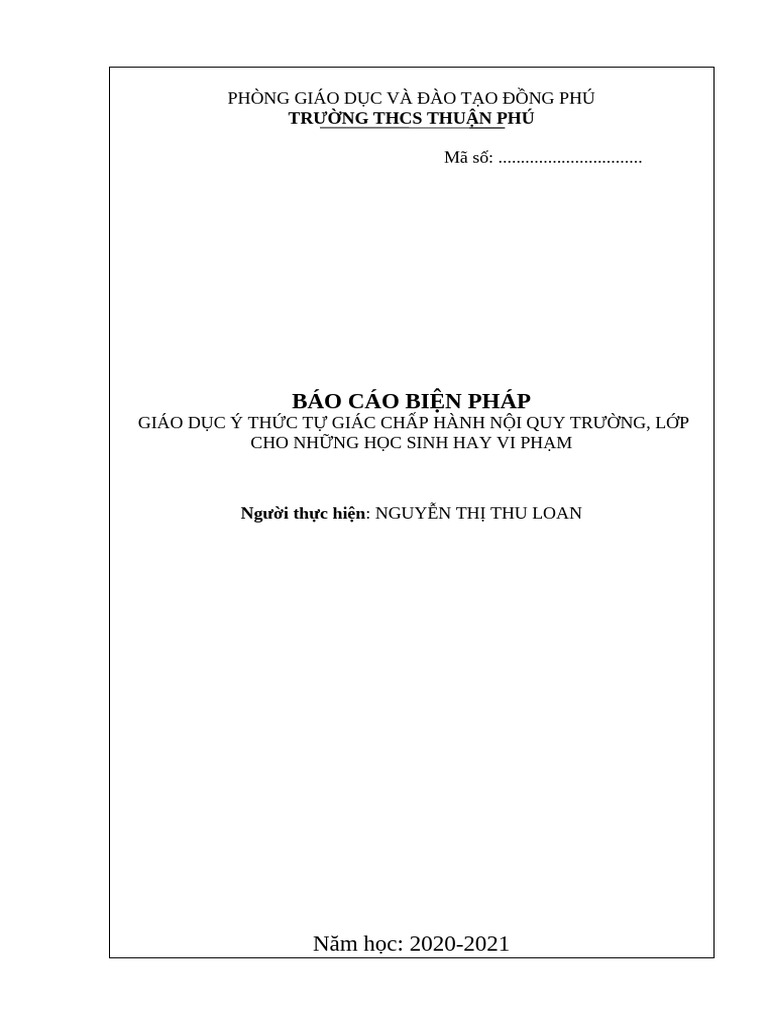Gi I Phap GVCN | PDF