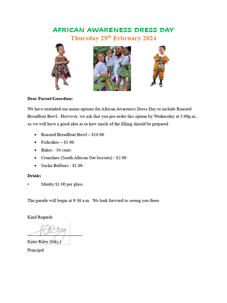 African Awareness Day 2024 | PDF