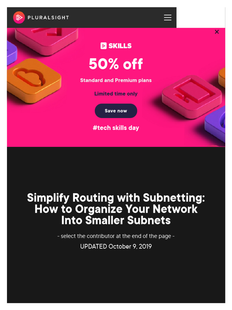 Subnetting - Calculate Subnet Masks & More - Pluralsight | PDF | Ip ... Subnetting - Calculate Subnet Masks & More - Pluralsight | PDF | Ip ...