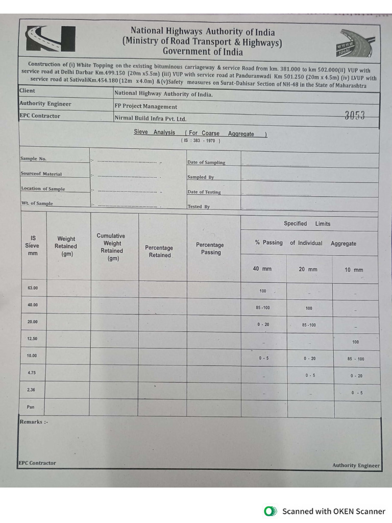 Seive Analysis of CA | PDF