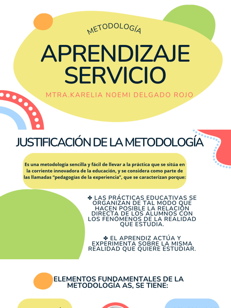 Aprendizaje Servicio | PDF