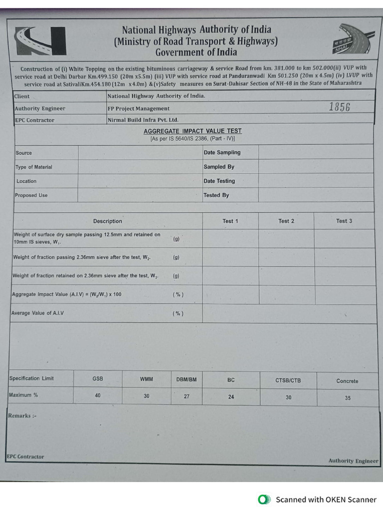 AIV of Aggregate | PDF