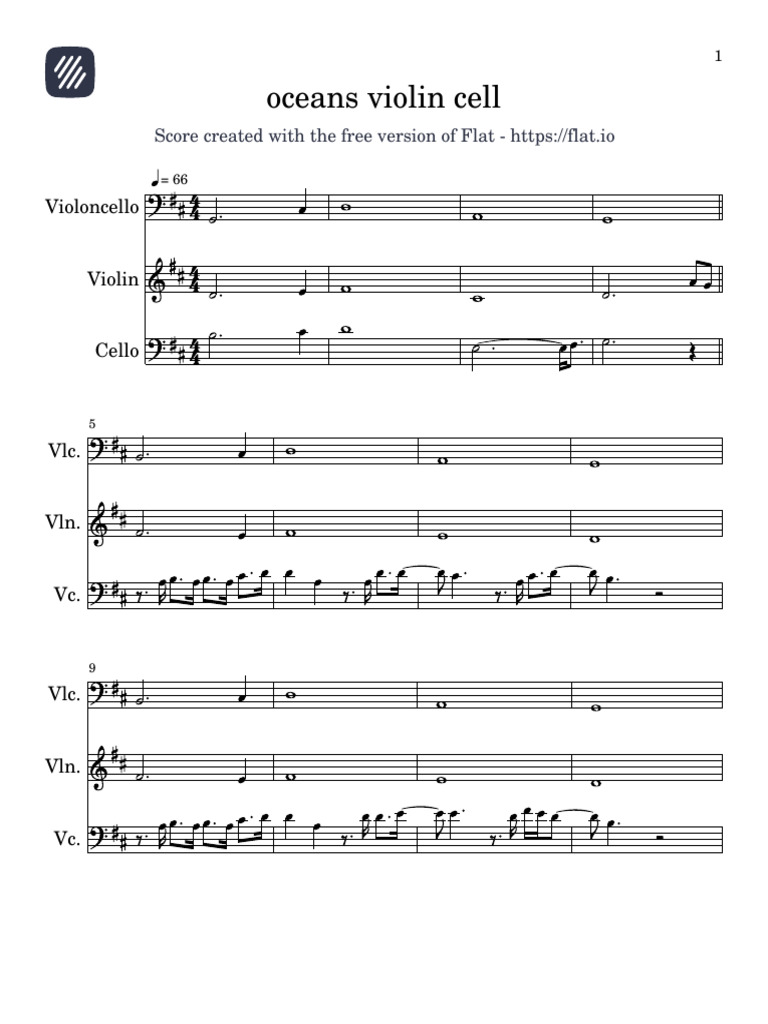Oceans Violin Cell | PDF
