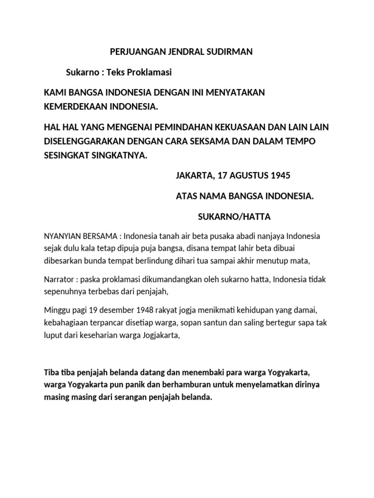 Perjuangan Jendral Sudirman | PDF | Perjalanan