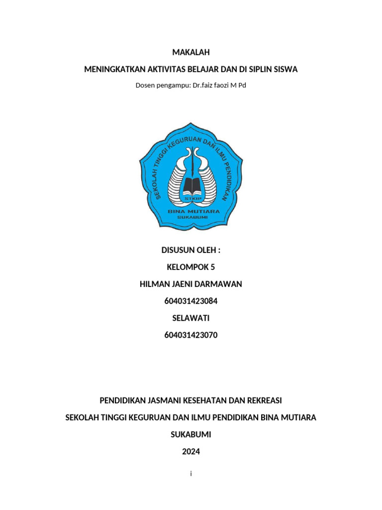 Makalah Pembelajaran | PDF