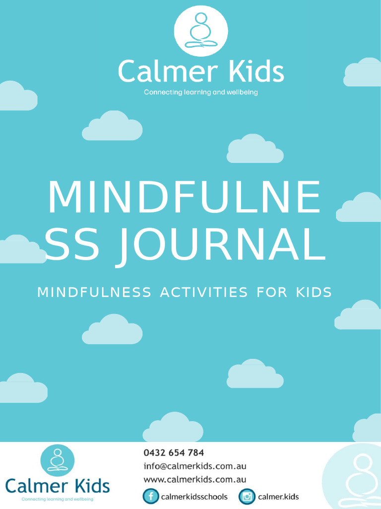 Calmer Kids Mindfulness Journal | PDF | Language Arts & Discipline ...