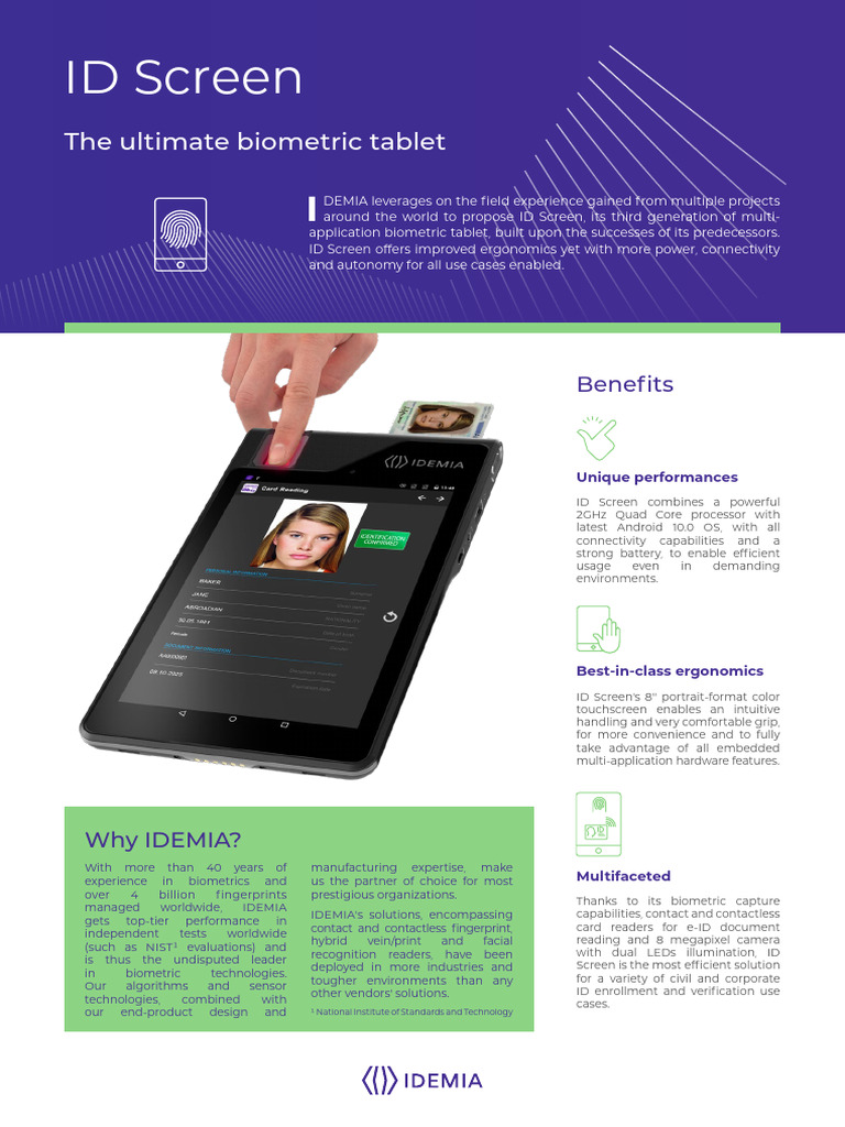 id-screen-idemia-brochure-202005 | PDF