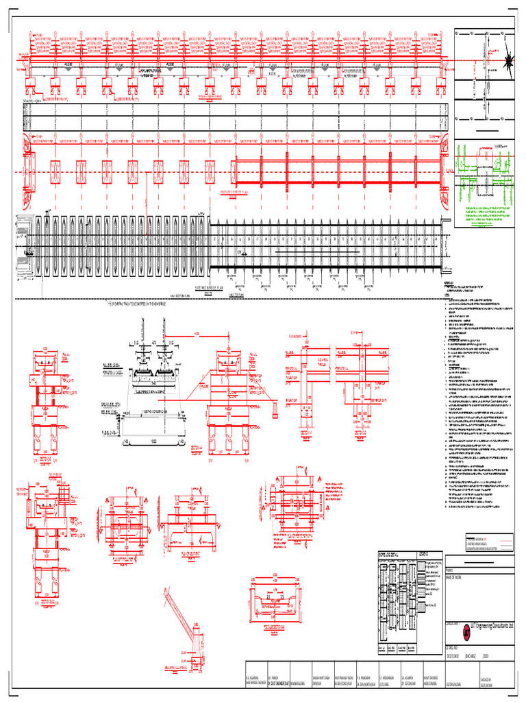 Major Bridge Approved Drawing of PSC U SLAB Span16X12.2M | PDF