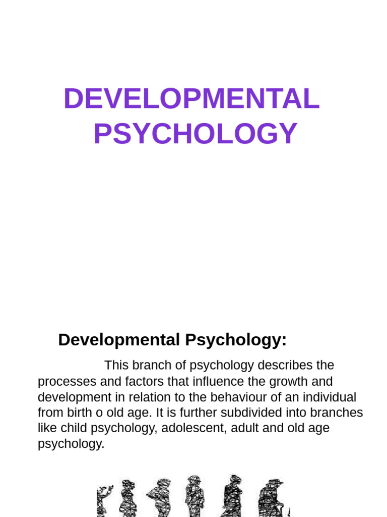 Developmental Psychology | PDF