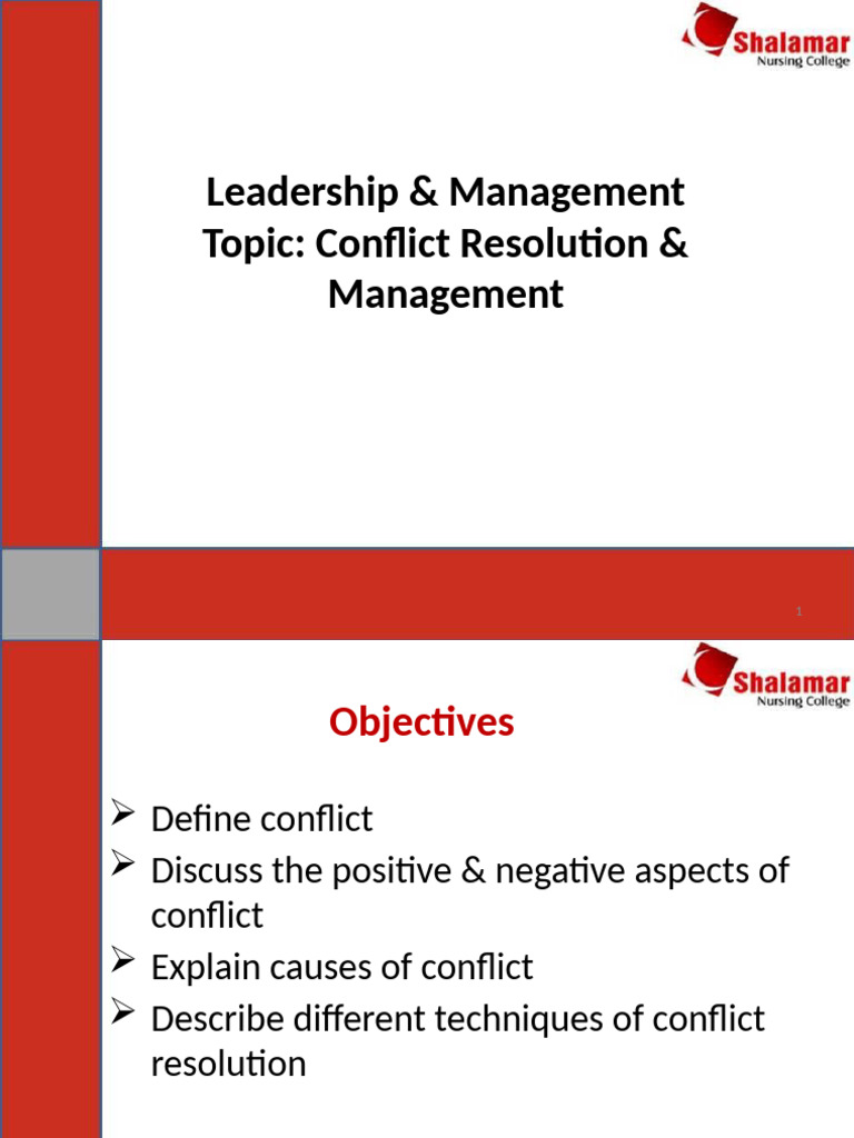 Conflict | PDF | Conflict Resolution | Group Cohesiveness