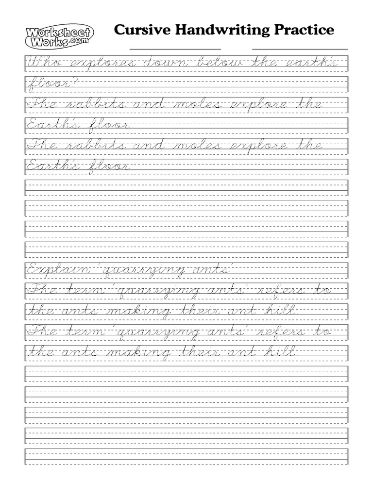 Underground Writing | PDF