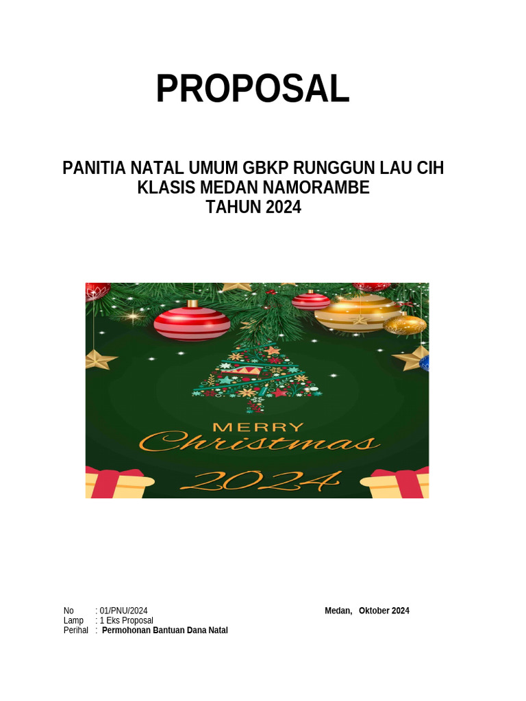 Proposal Natal 2024 | PDF