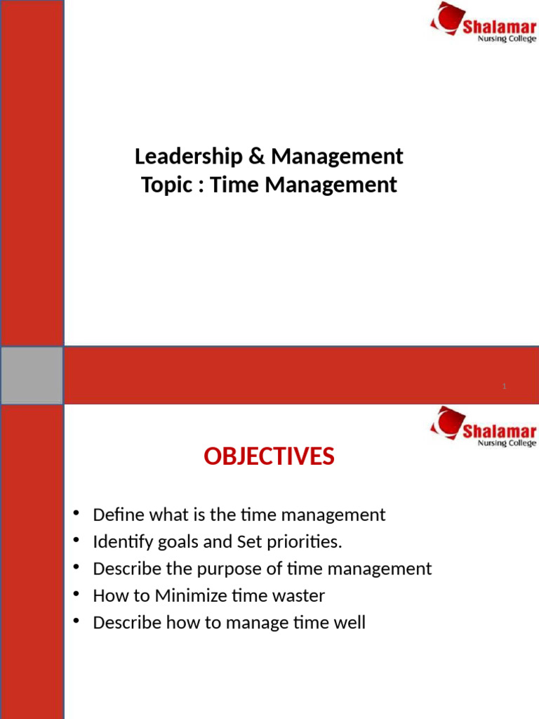 Time Management | PDF