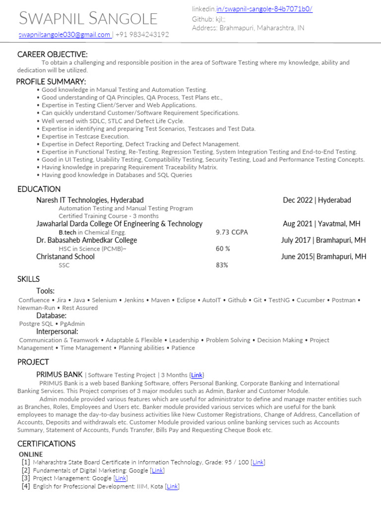 Deedy Resume-Single Line | PDF