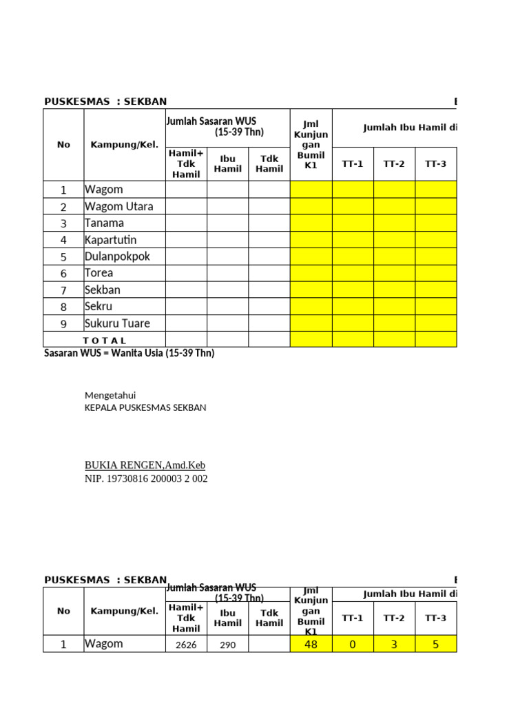 Cakupan Program Imunisasi Sesuai Indikator Januari - November 2023 | PDF