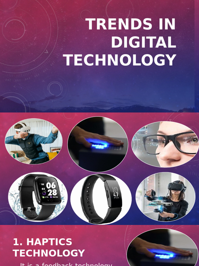 Trends in Digital Technology-1 | PDF