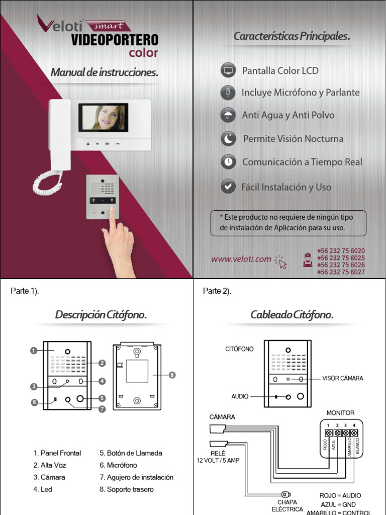 Manual Videoportero V1.2 Web | PDF