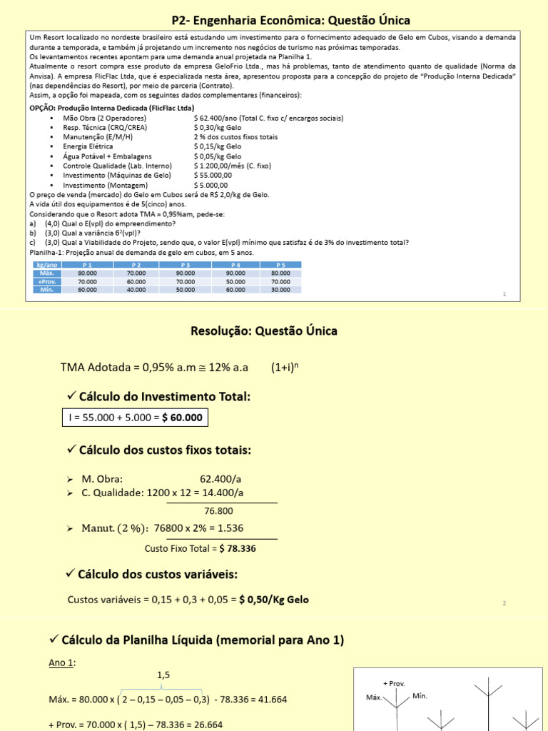 P2 Ex GABARITO | PDF