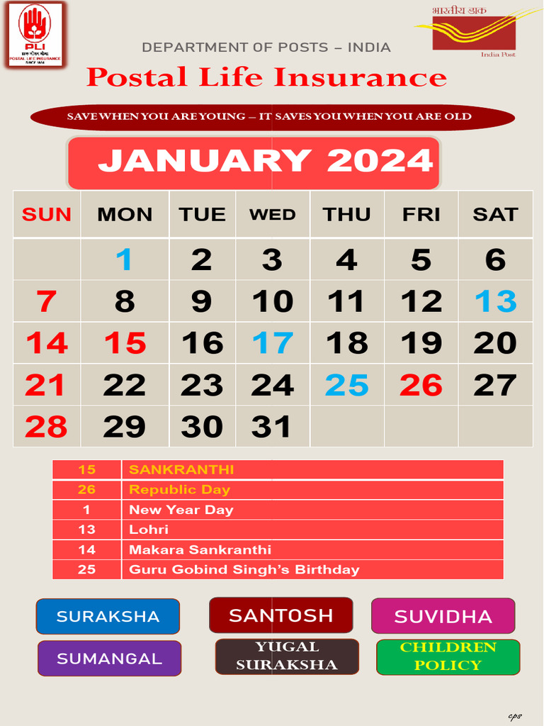 PLI - Calendar 2024 PDF | PDF
