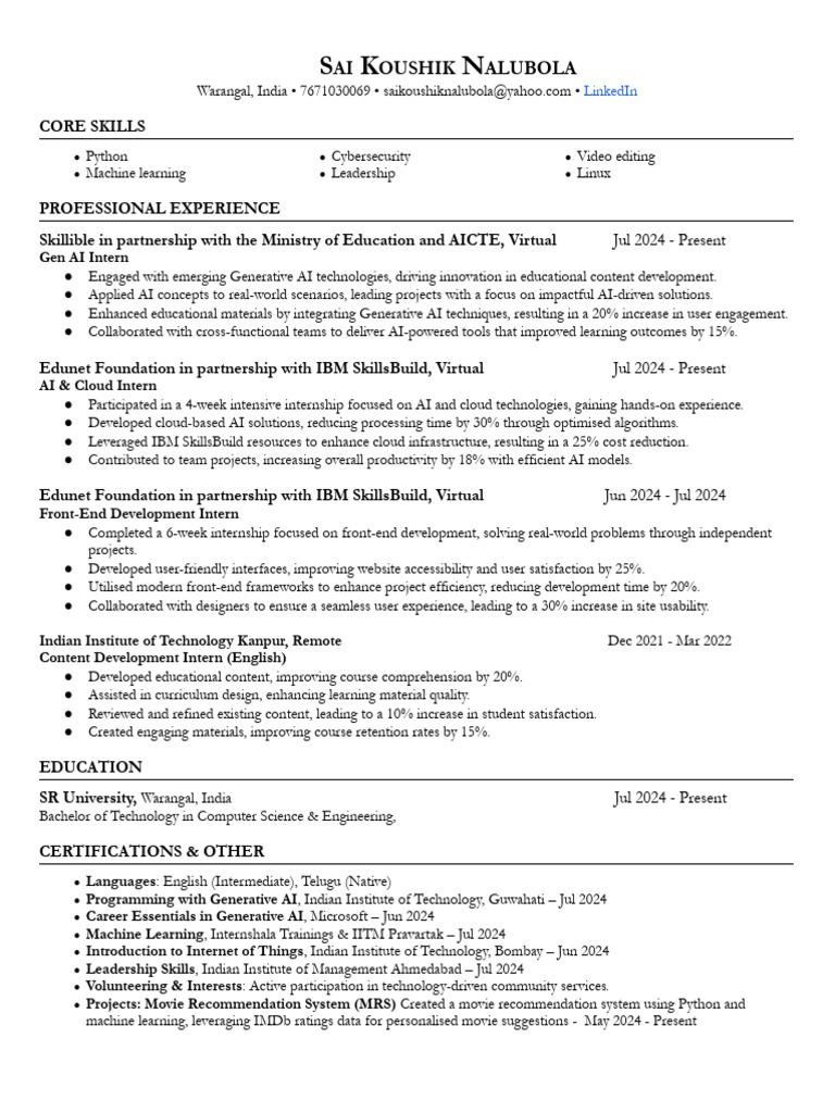 resume-final | PDF
