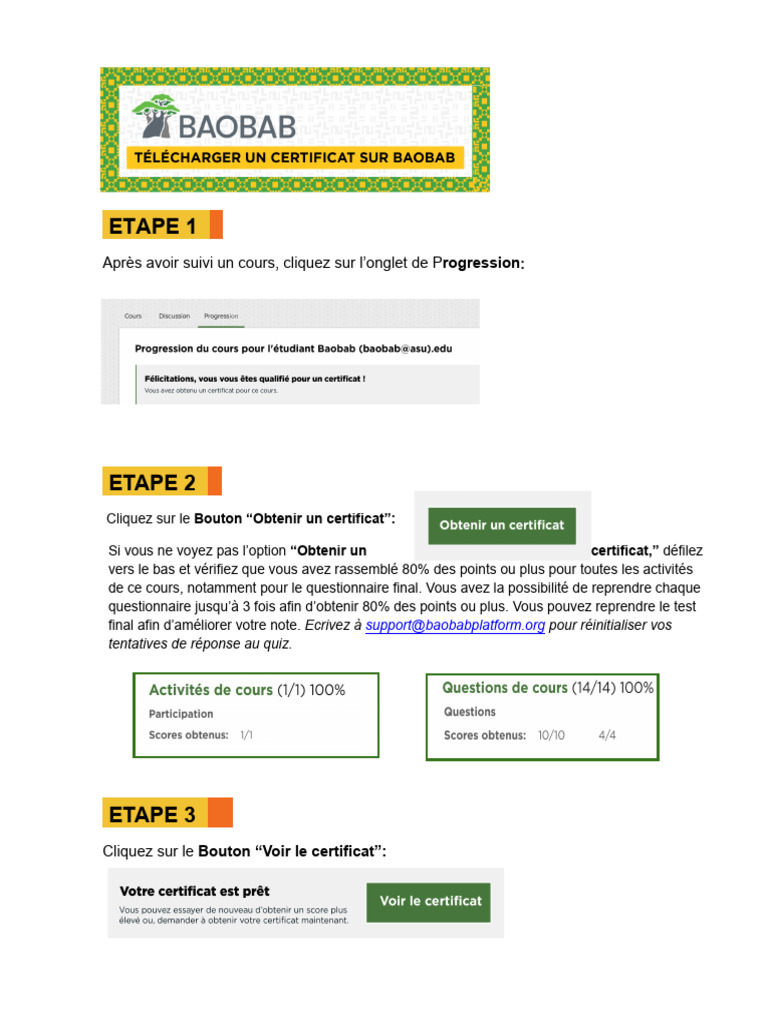 French Certificates | PDF