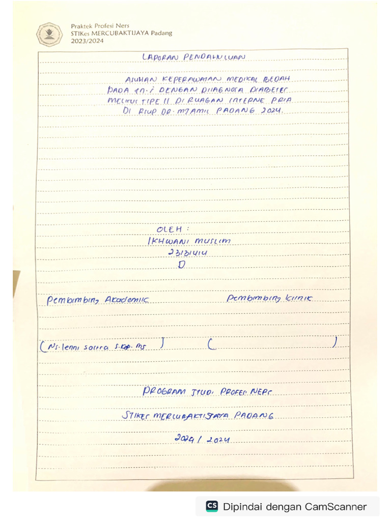 LP&LK DM Tipe 2 Ikhwani Muslim 23131414 | PDF