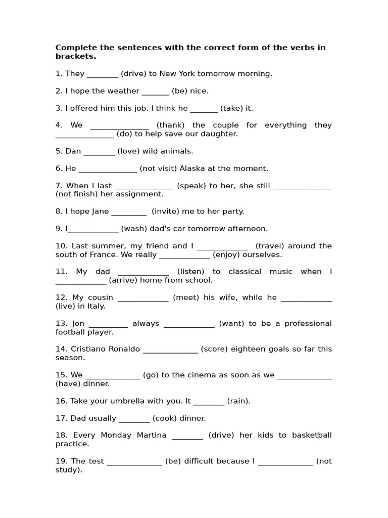 Grammar Ex B1.2 | PDF | Self-Improvement