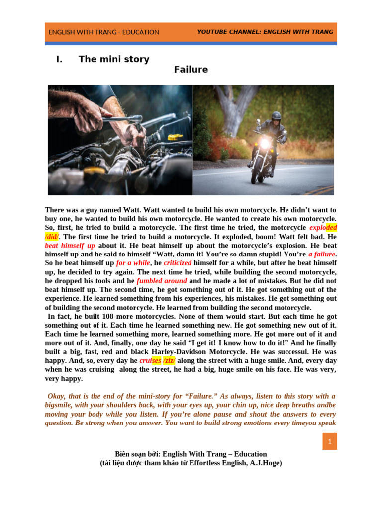 Failure - Mini Story | PDF