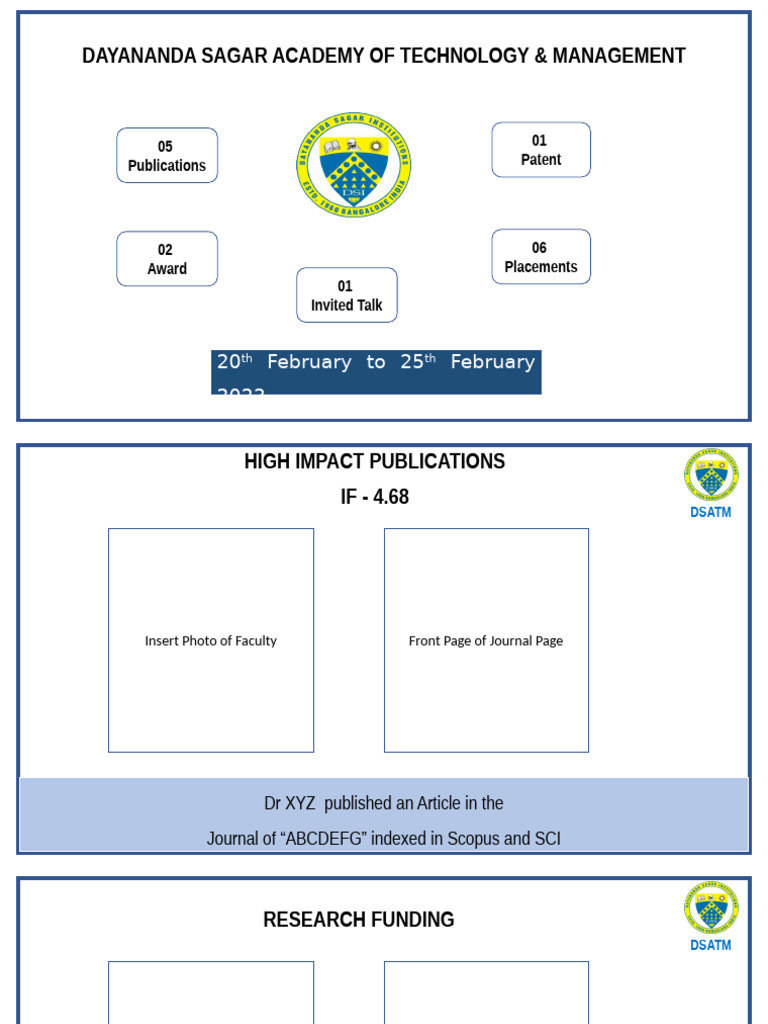 DSATM Weekly Report | PDF