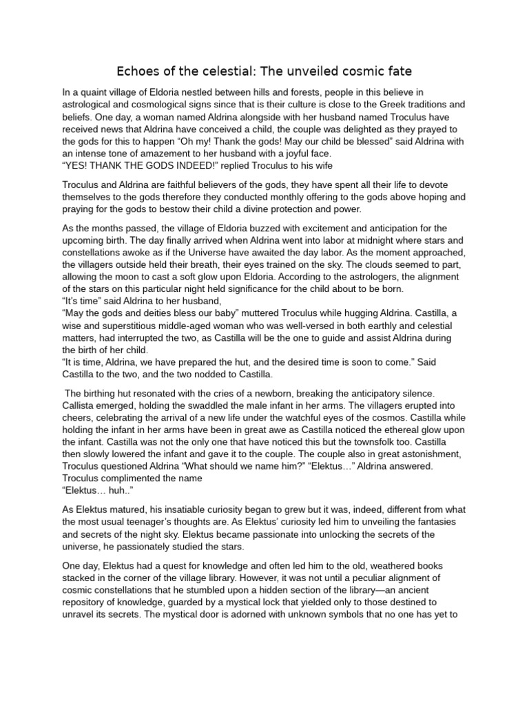 Echoes of the celestial | PDF