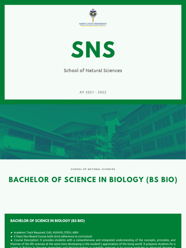 SNS Program Offerings Overview | PDF
