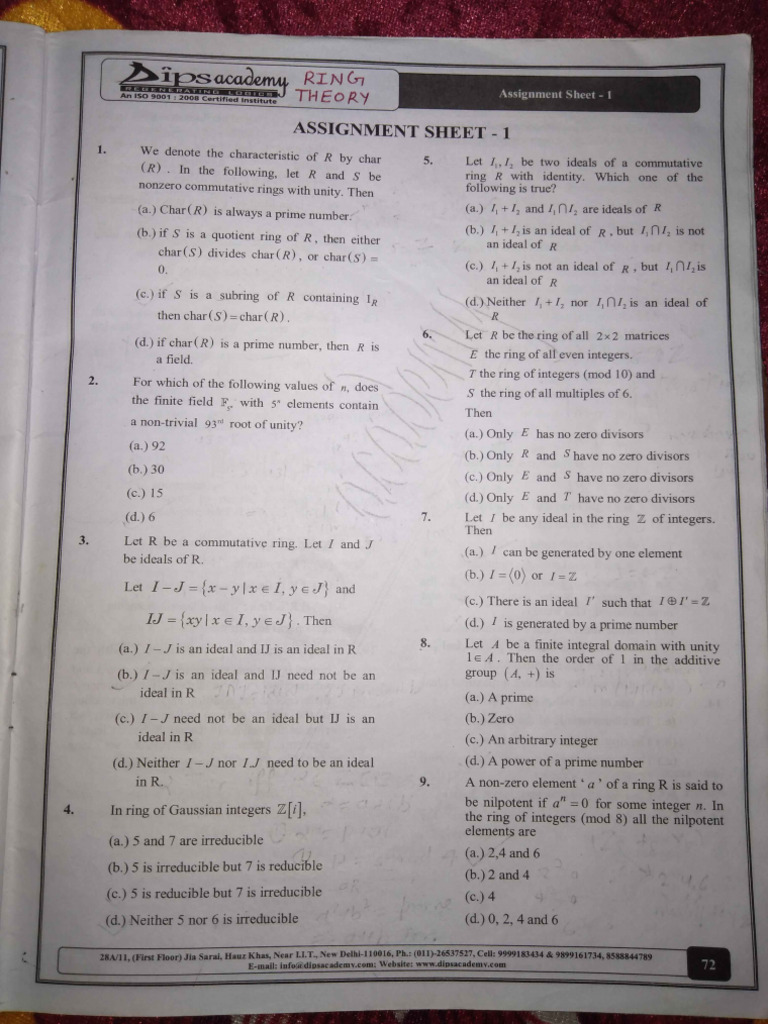 RT Dips Assignment | PDF