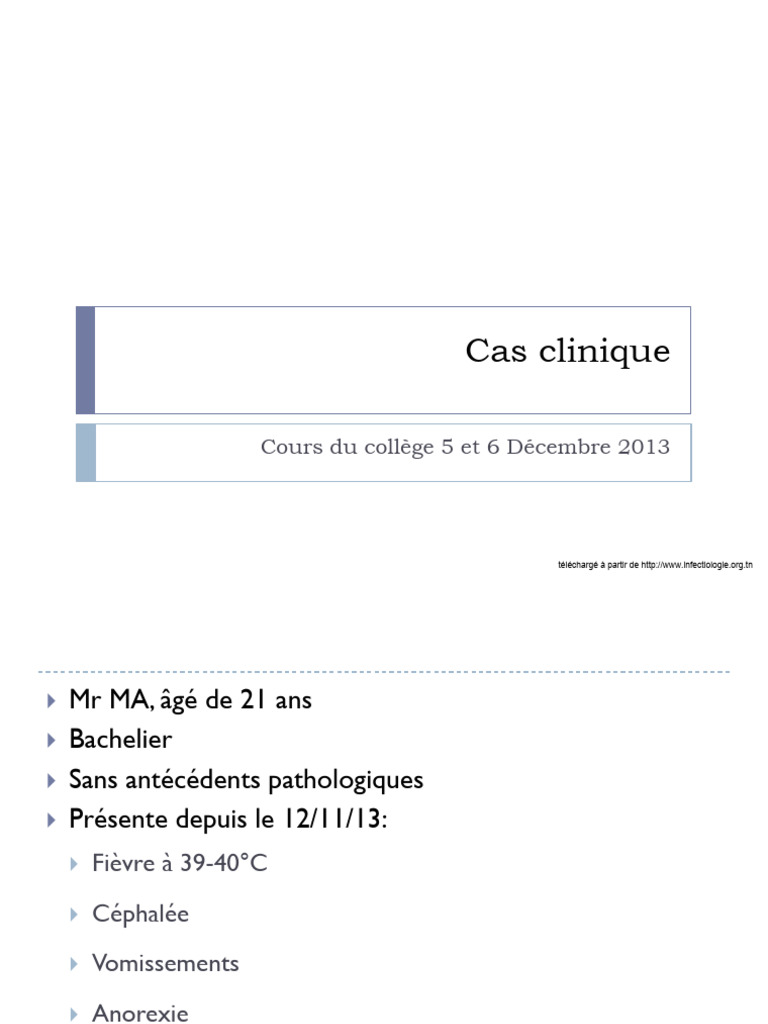 Cas Clinique | PDF
