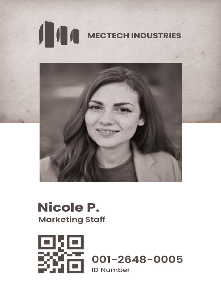 Mectech Industries ID Card Sample | PDF