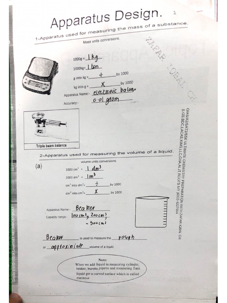 Apparatus Design + Gases | PDF