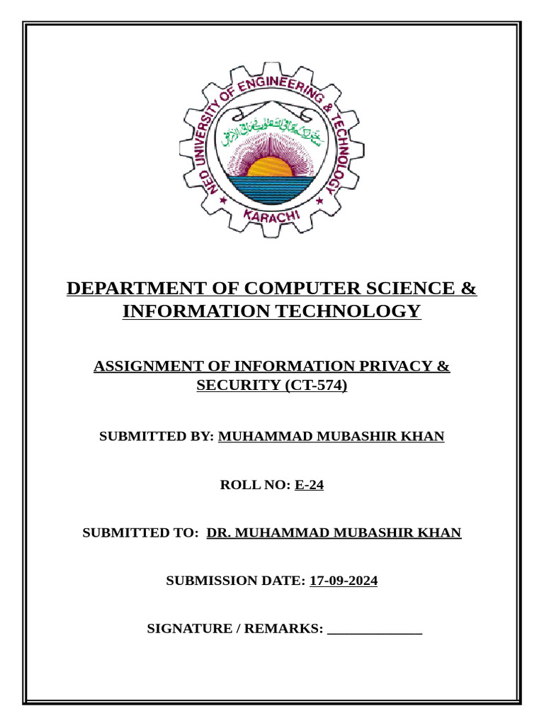 IPS ASSIGNMENT 1IPS Report | PDF