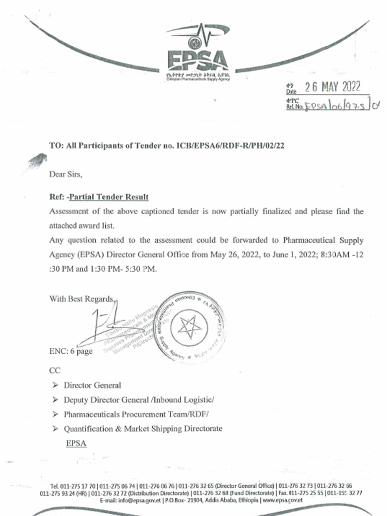 EPSA Procurement | PDF