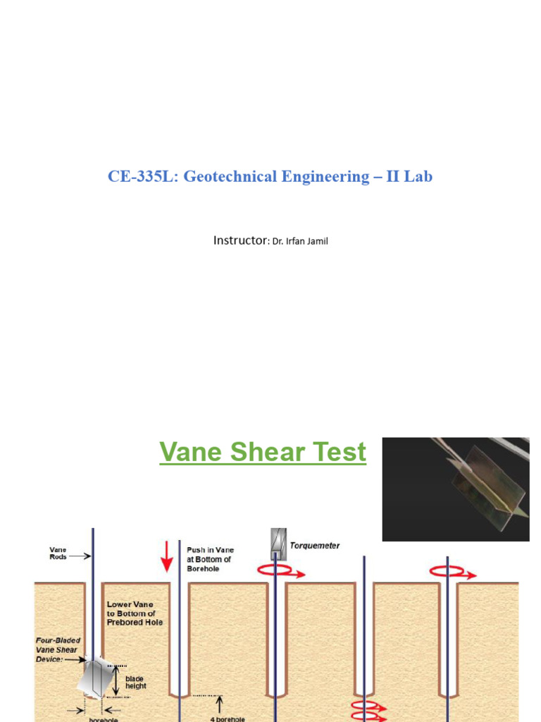 Lecture 4 - Geotech - II Lab | PDF