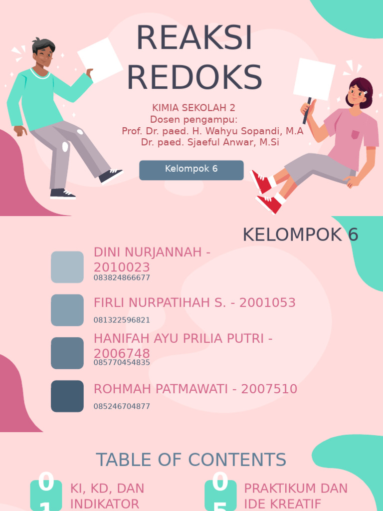 Kelompok 6 - Reaksi Redoks - PPT Indikator | PDF